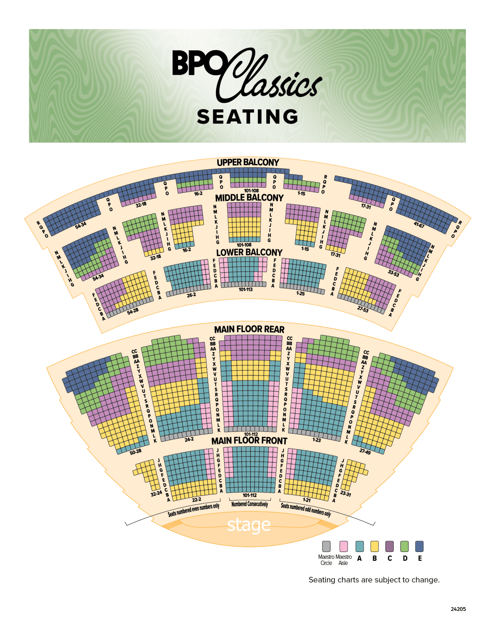 Seating Charts - BPO