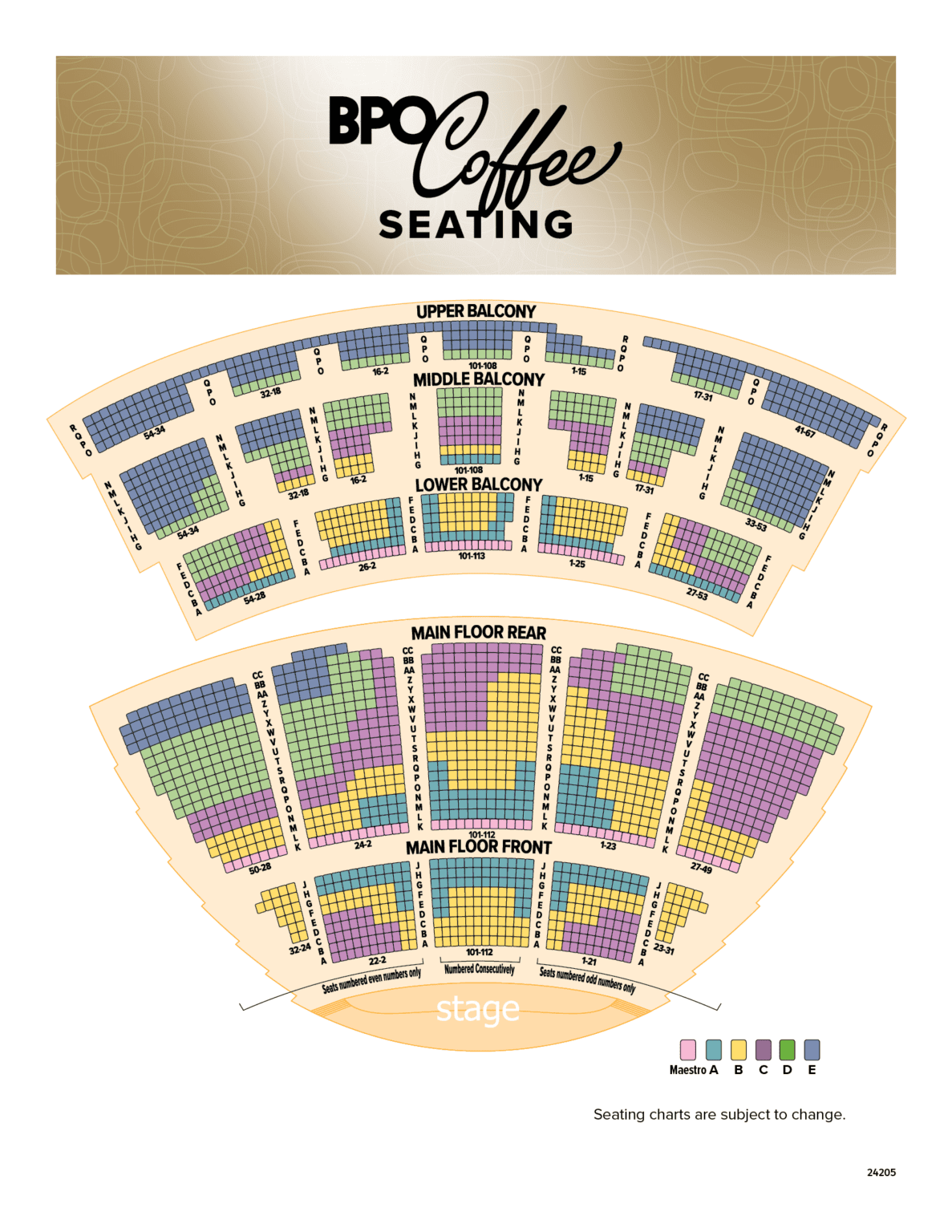 Seating Charts - BPO